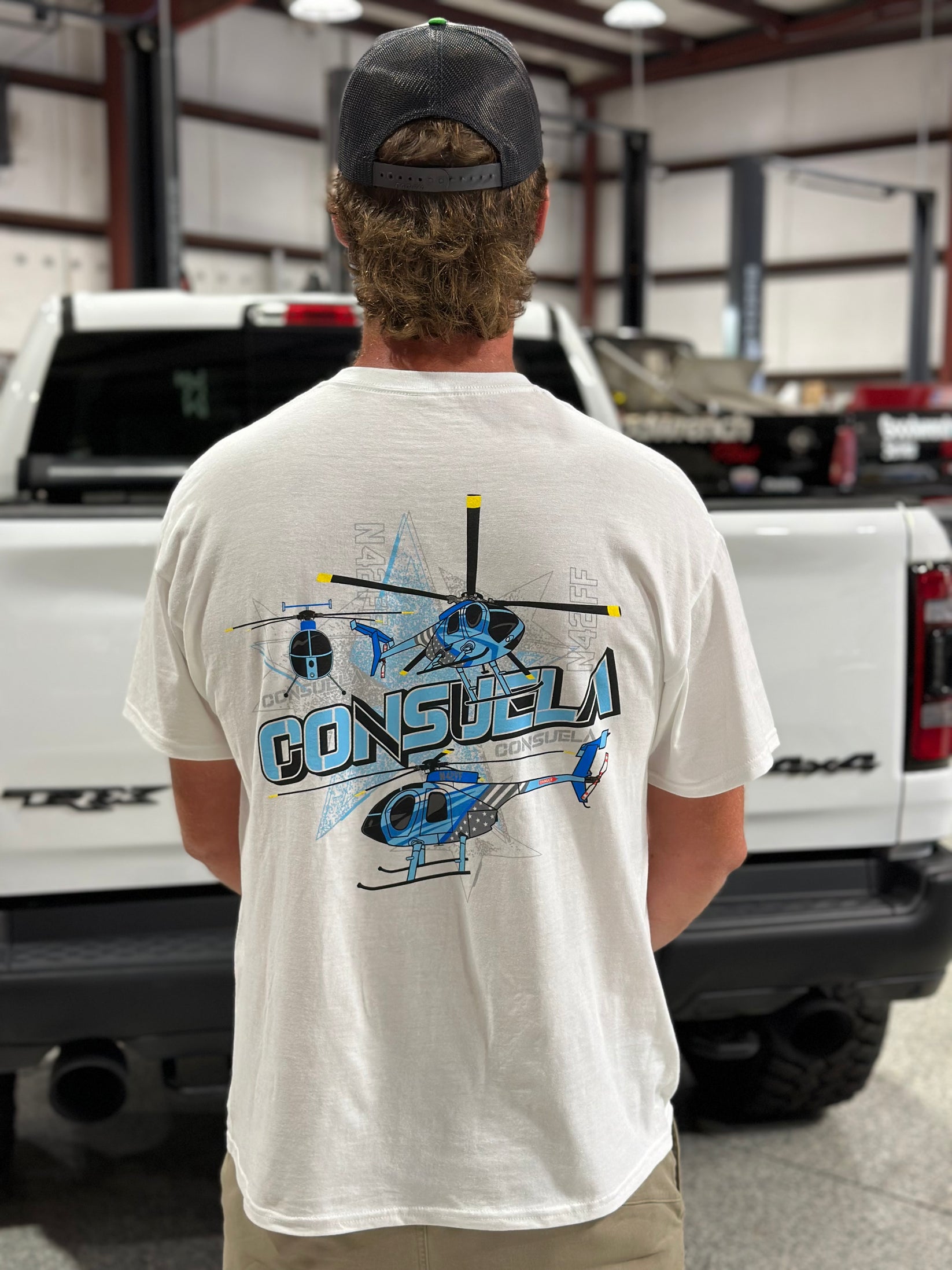 Cleetus Consuela Helicopter Shirt – Cleetus Mcfarland