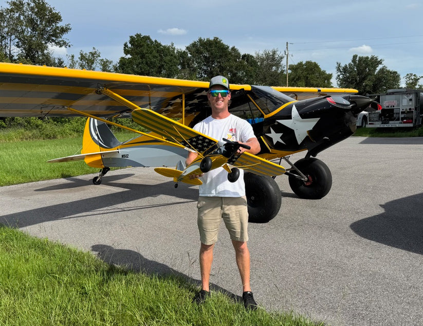 Cleetus Carbon Cub RC Airplane - No Battery/Charger – Cleetus Mcfarland