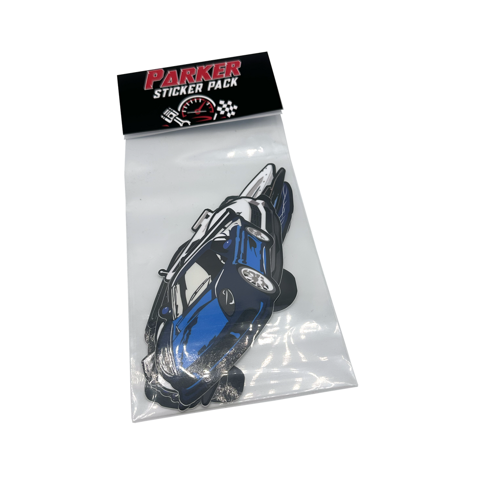 Dr. Parker Fleet Cars Sticker Pack – Cleetus Mcfarland