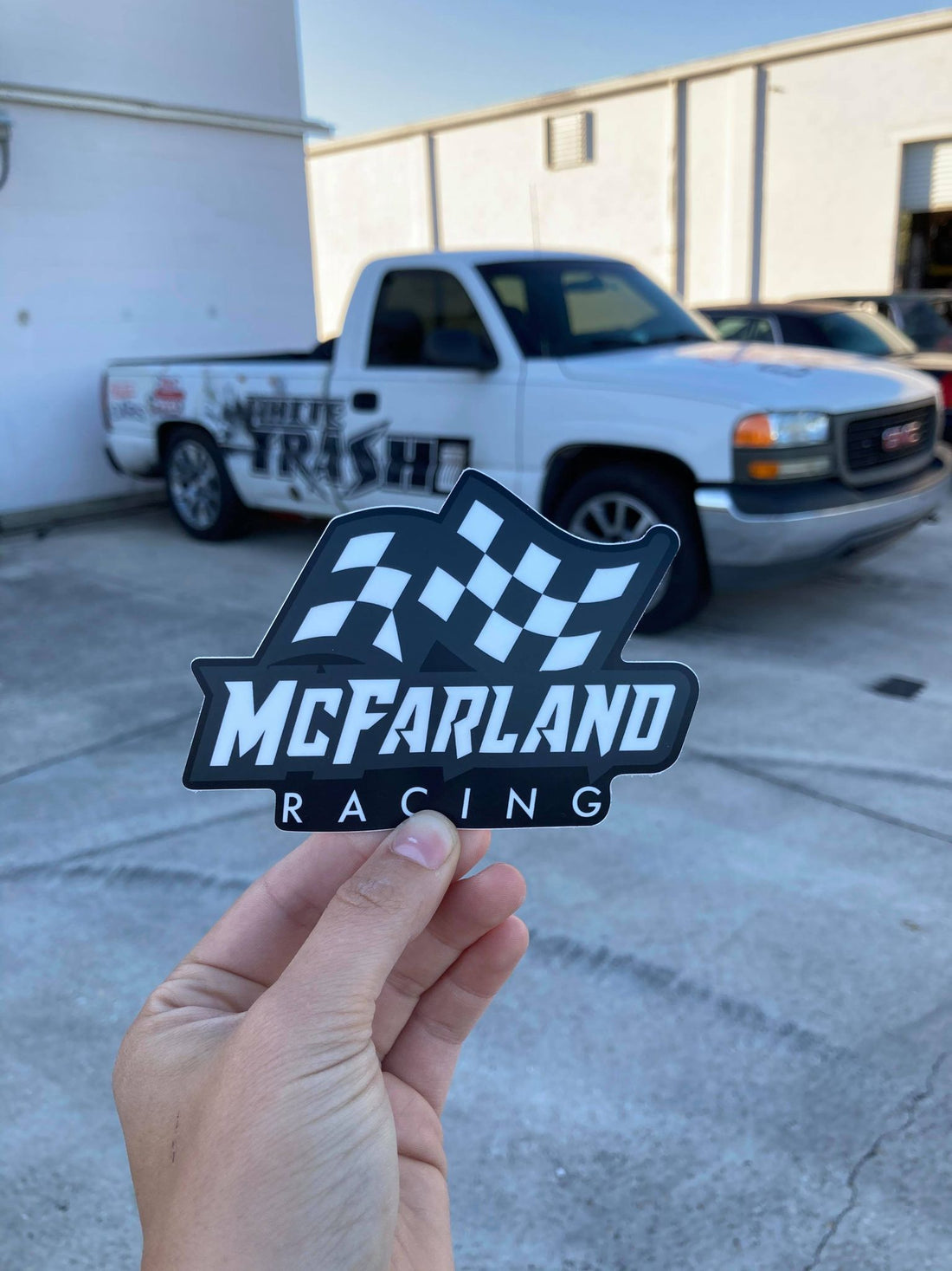 McFarland Racing Sticker – Cleetus Mcfarland