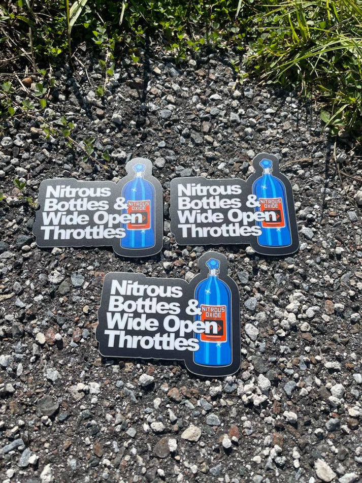 Nitrous Bottles Sticker – Cleetus Mcfarland